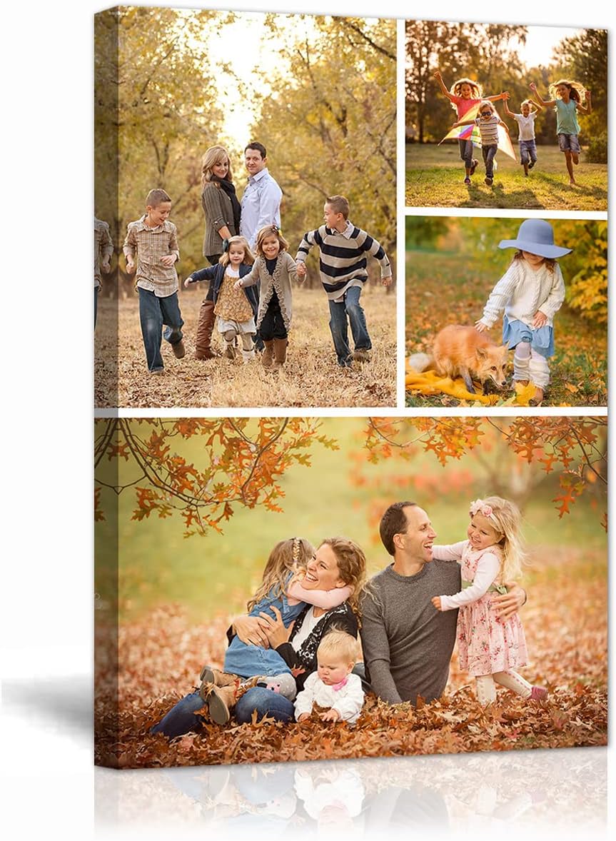 LZIMU Custom Canvas Prints Personalized Canvas Wall Art With Your Photo ...