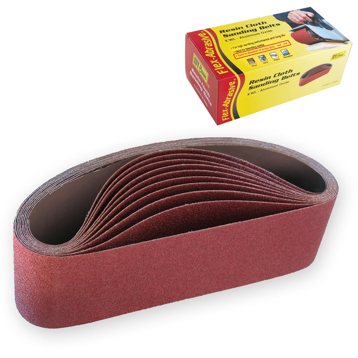 Snapklik.com : IVY Classic 43072 Flex-Abrasive 3-Inch X 24-Inch 50 Grit ...