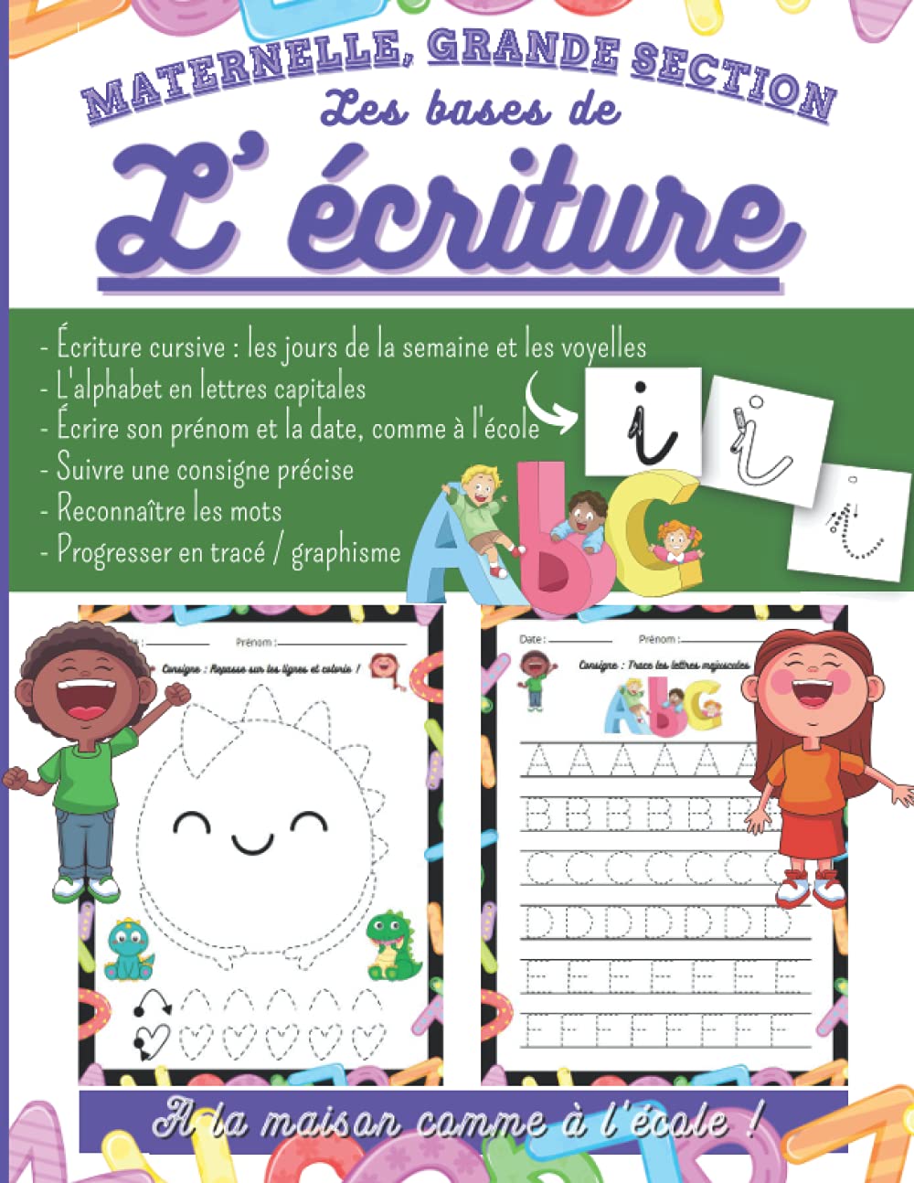Buy Les bases de l'écriture, à la maison comme à l'école maternelle ...