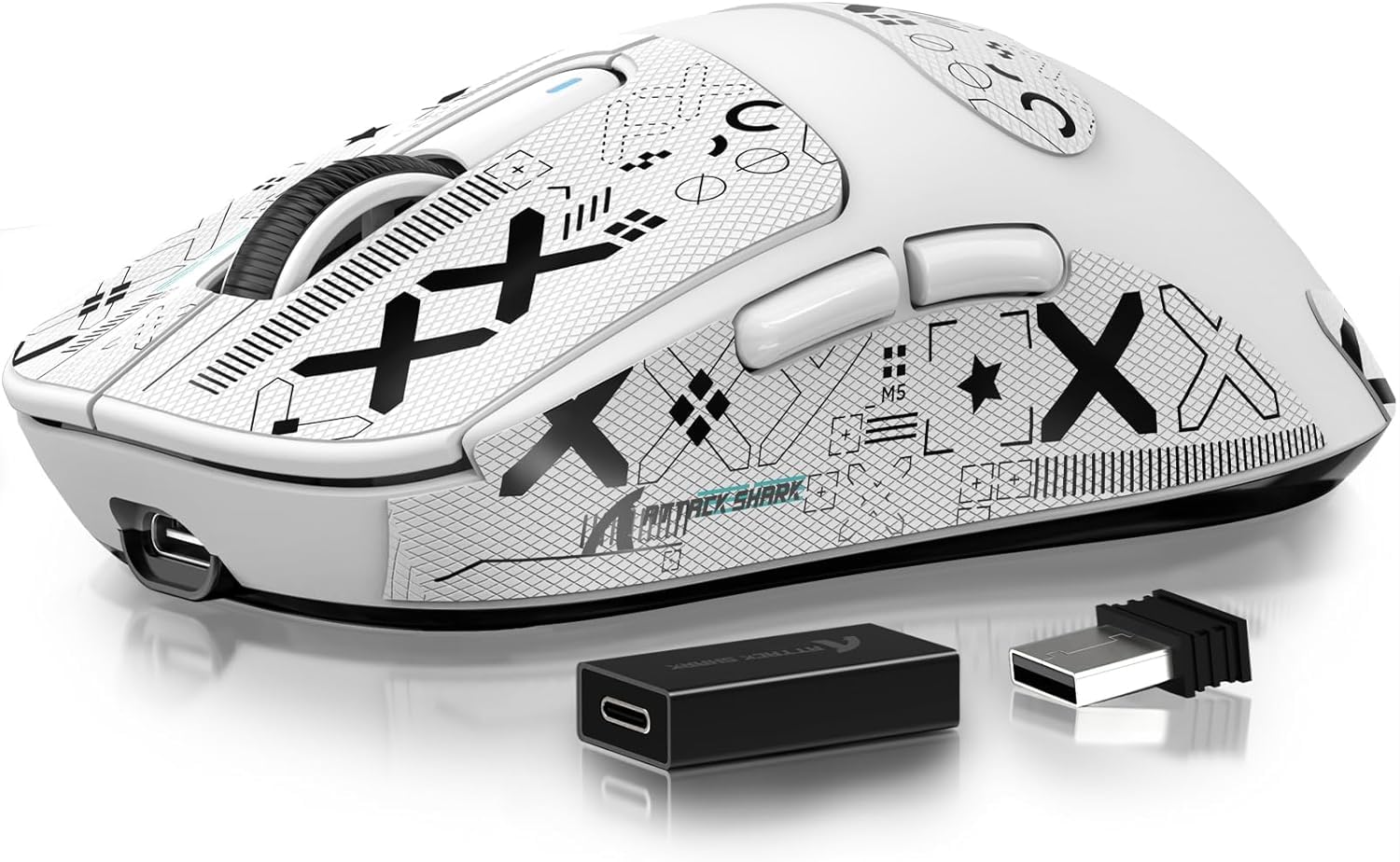 Snapklik.com : MANBASNAKE Attack Shark X3 Pro 4K/8K Hz Mouse, 59g ...