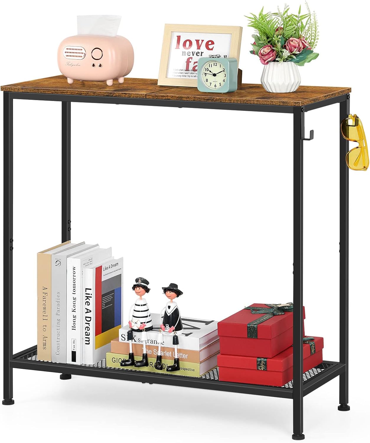 Amazon.com: Console Table 31.5'' Narrow Entryway Table Small Sofa ...