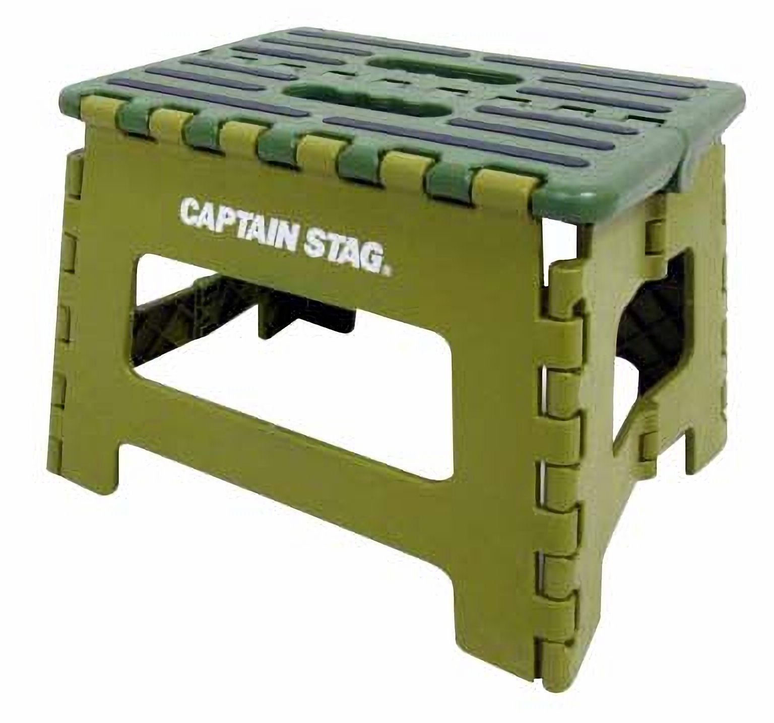 Amazon.com: Captain Stag UW-1512 Step Stool Folding Step S Size Green ...