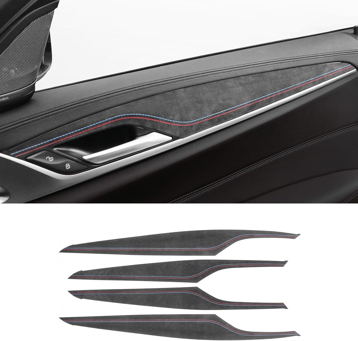 Amazon.com: Betterhumz Car Door Side Trim Sticker for BMW G30 G38 525i ...
