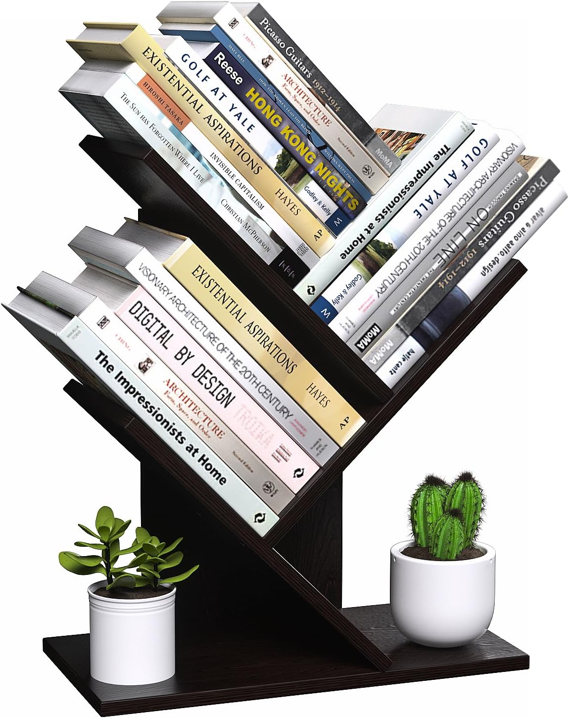 Amazon.com: ZhuoChiMall Wisdom Tree Bookshelf with Lights, Desktop ...