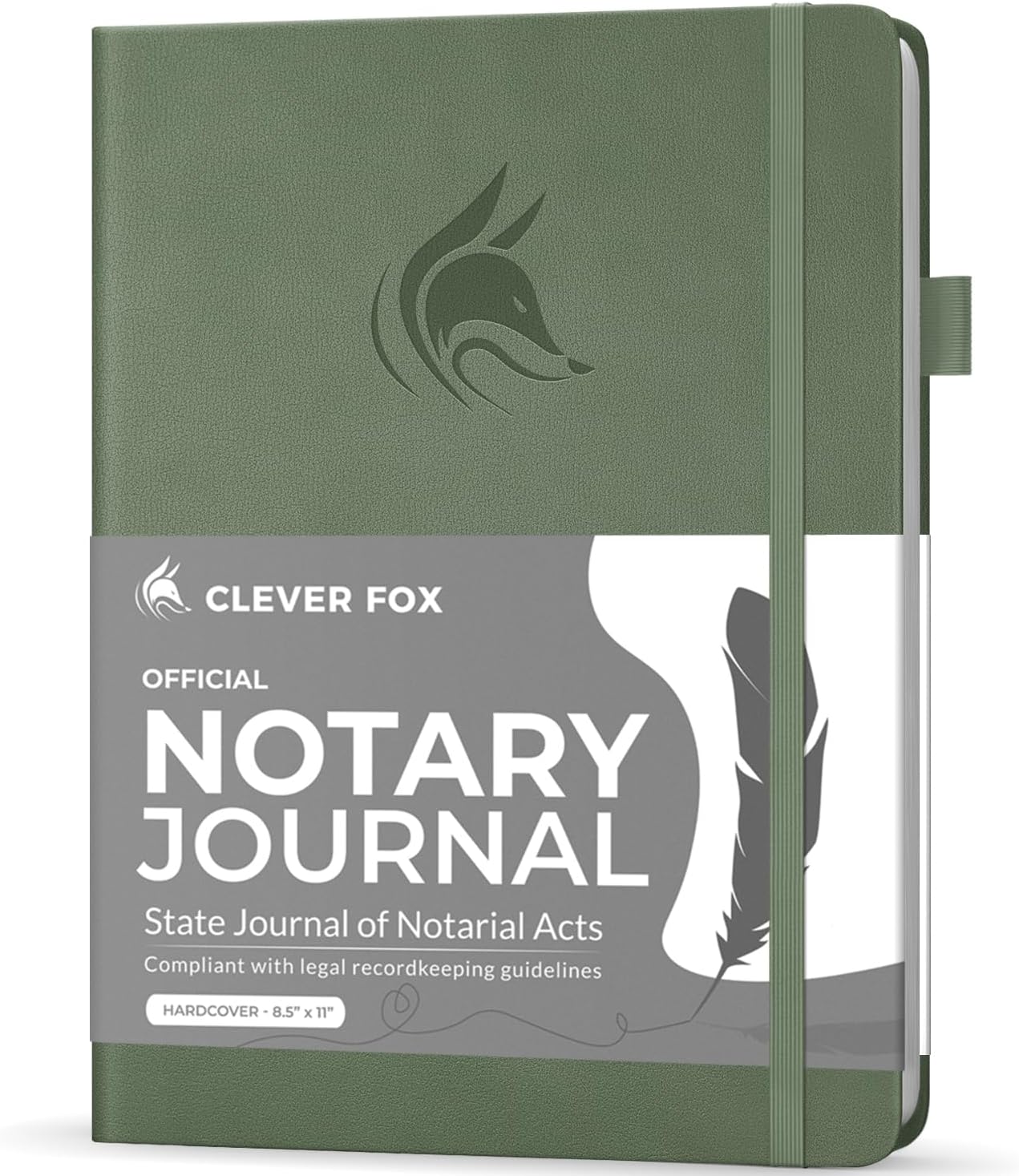 Amazon.com : Clever Fox Notary Journal – Notary Public Journal of ...