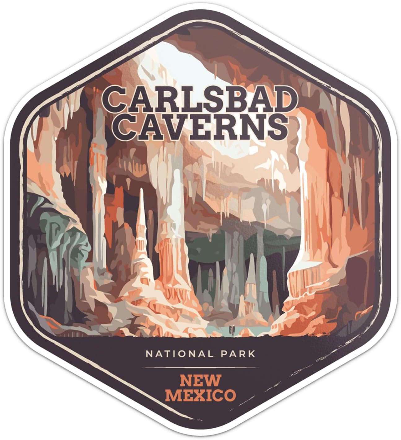 Amazon.com - Carlsbad Caverns National Park Sticker - Waterproof Vinyl ...