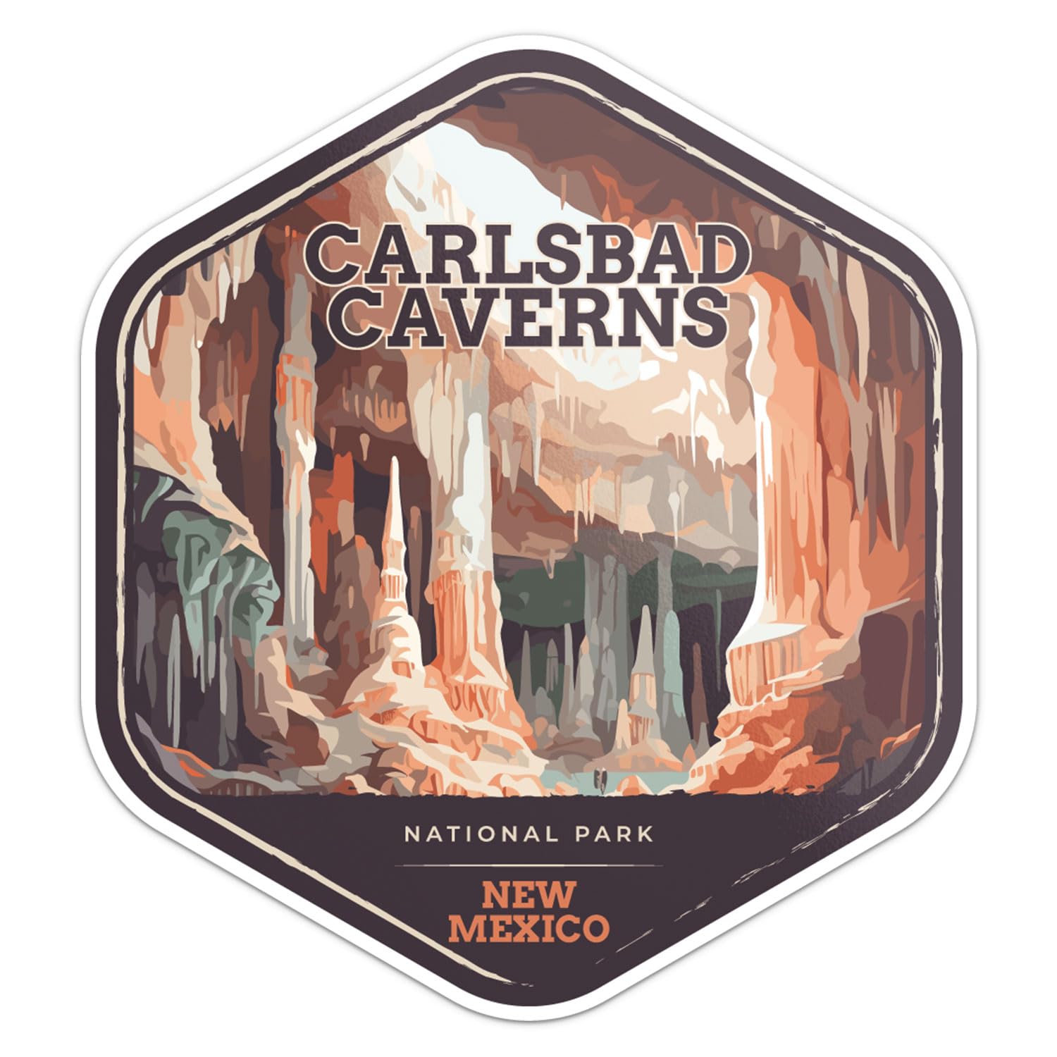 Amazon.com - Carlsbad Caverns National Park Sticker - Waterproof Vinyl ...
