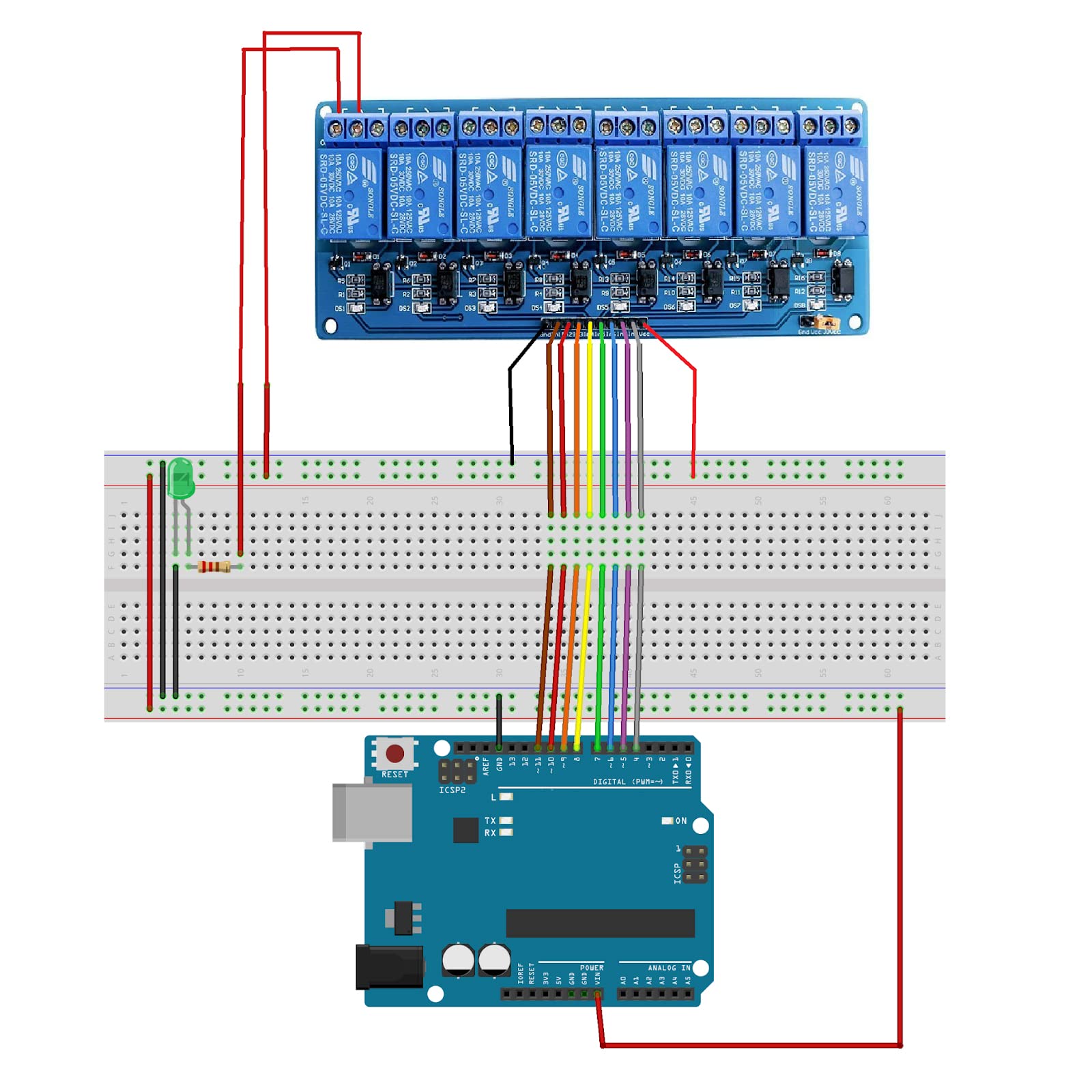 PXI & VXI Boards & Modules One Channel 5V Relay Module Breakout Board ...