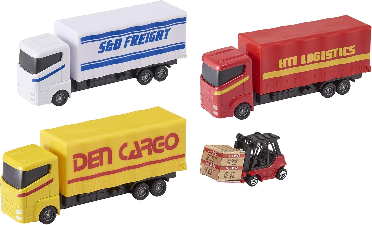 Teamsterz Pack Of 3 Load & Go Vehicle Toy Car Set | Lorry Transport Toy ...