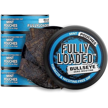 Amazon.com: Fully Loaded Chew - 5 Pack - Tobacco and Nicotine Free Mint ...