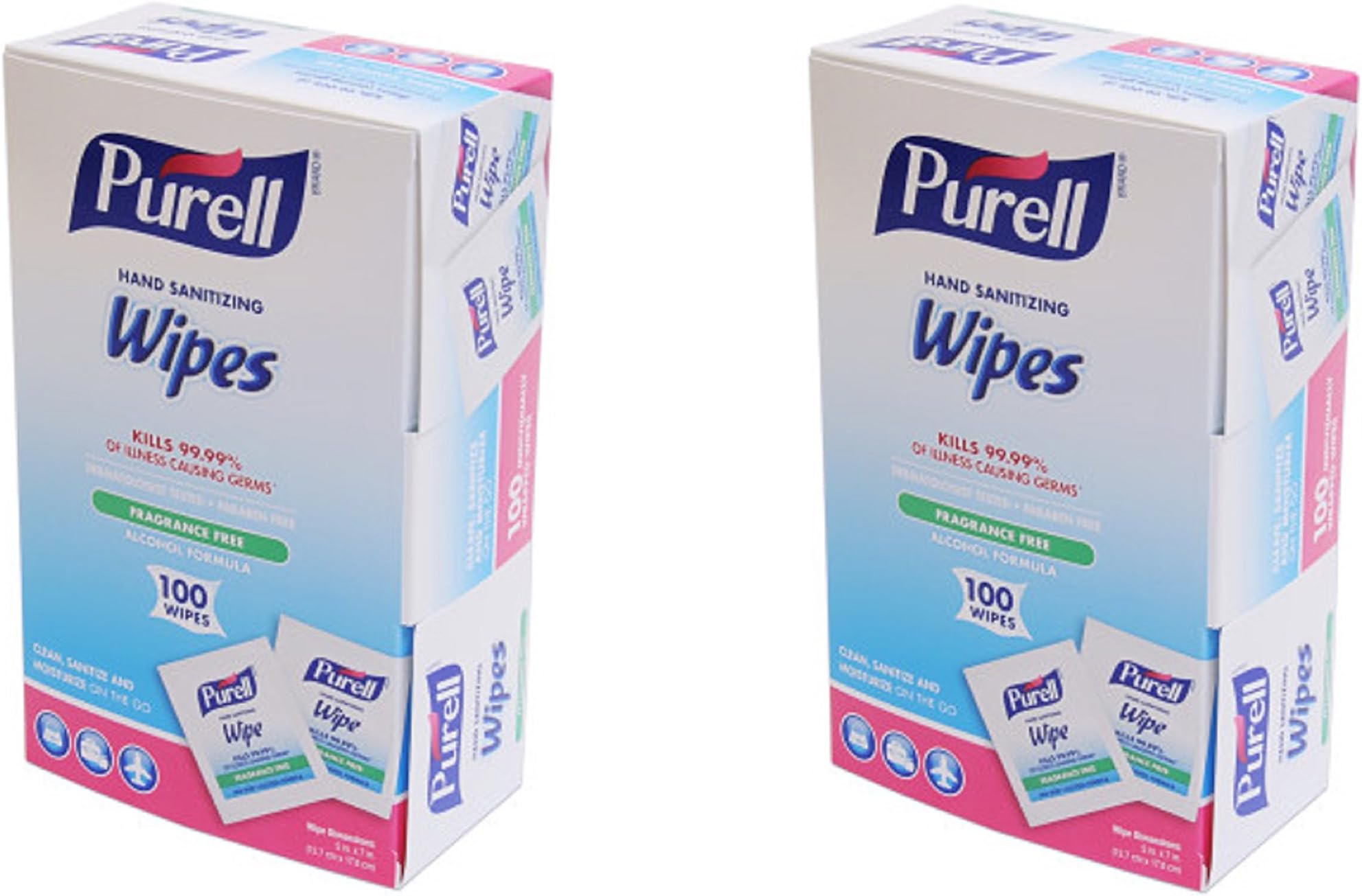 Amazon.com: PURELL Hand Sanitizing Wipes, Clean Refreshing Scent, 20 ...