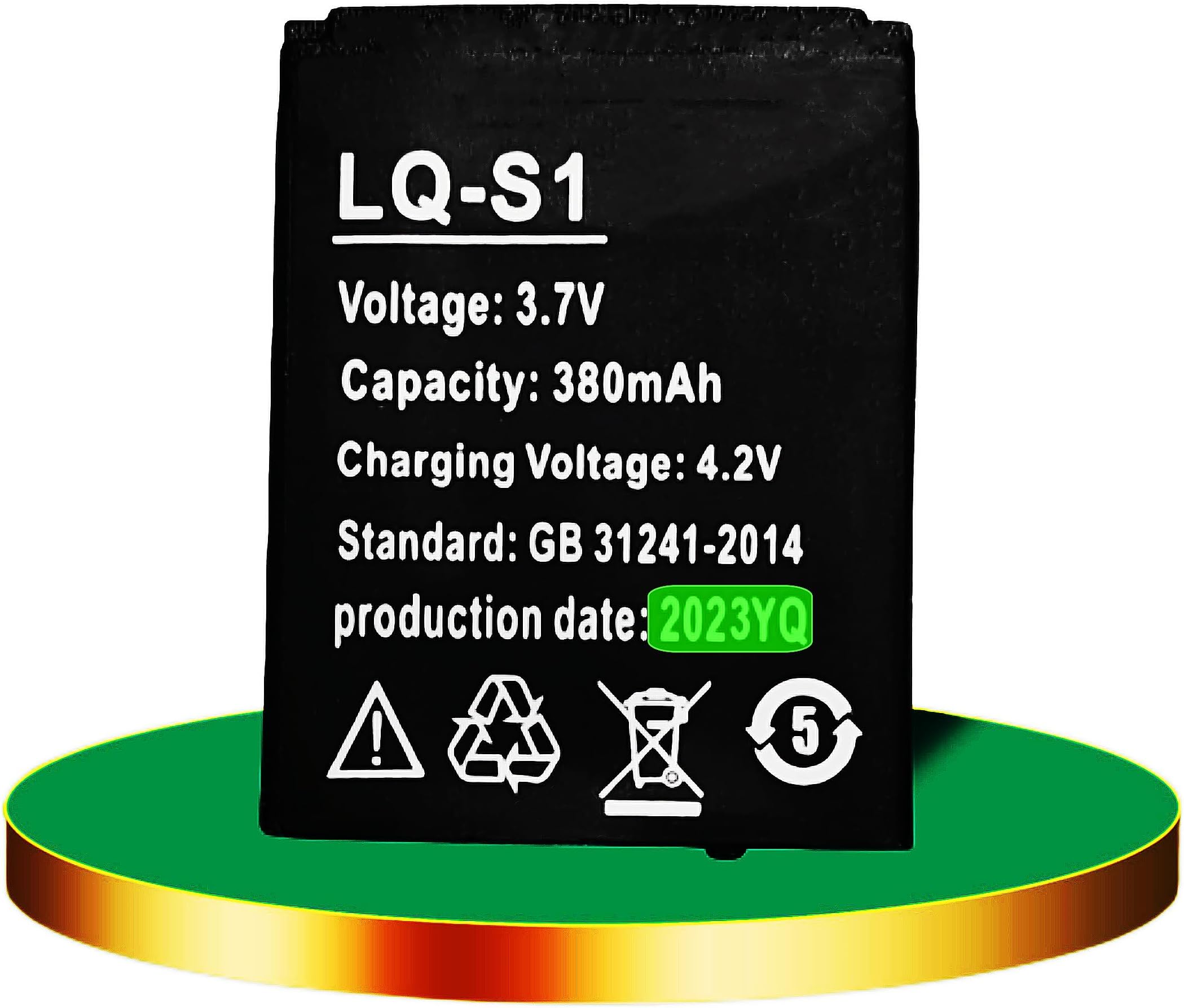 Amazon.com: BETTHK Upgrade Version Smart Watch Battery Replacement lq ...