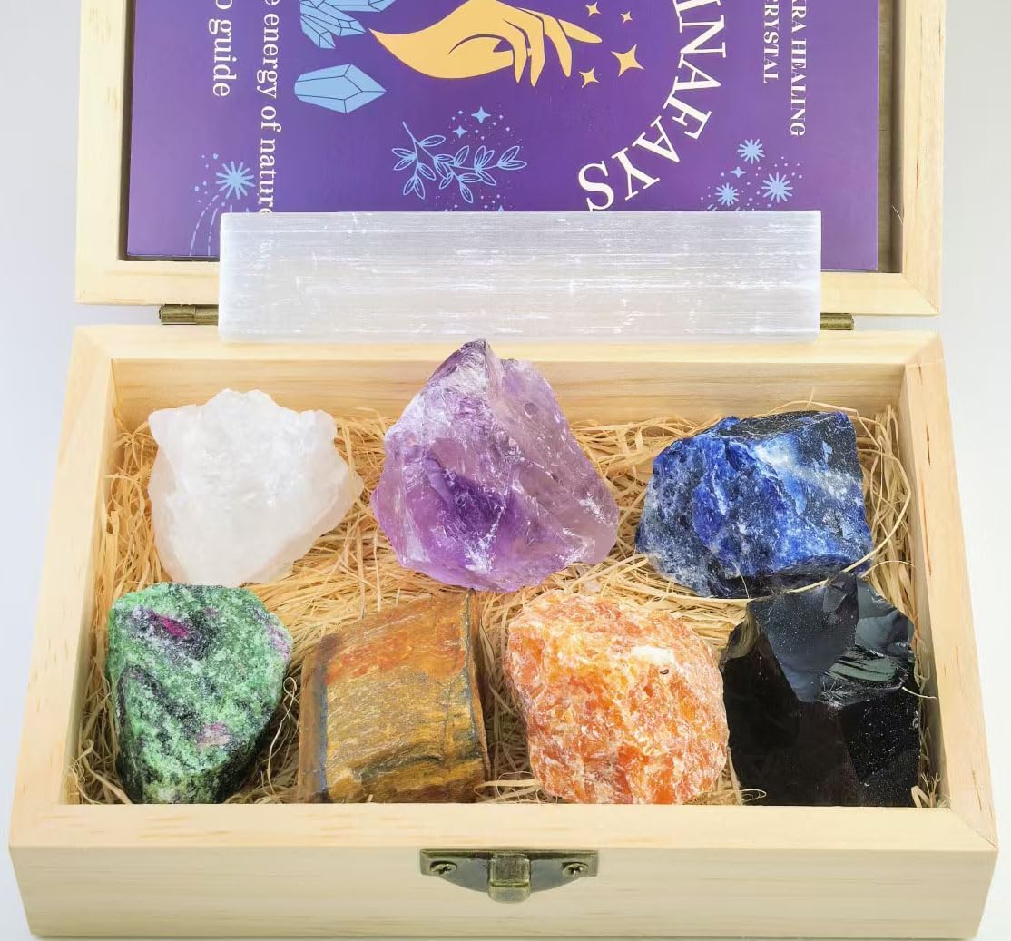 Amazon.com: Crystals and Healing Stones,9 Pcs Healing Crystals Set,7 ...