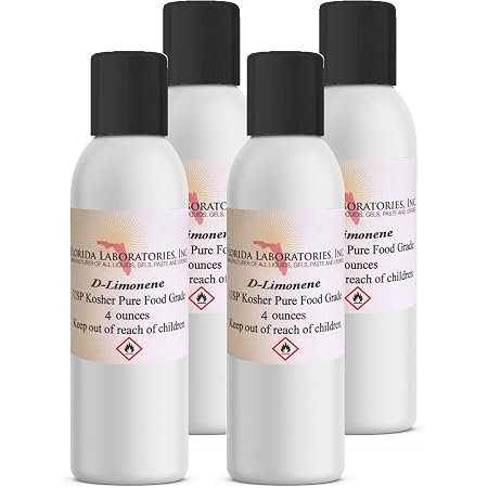 Amazon.com: D-Limonene 100% FOOD GRADE Citrus Solvent 8oz Dlimonene ...