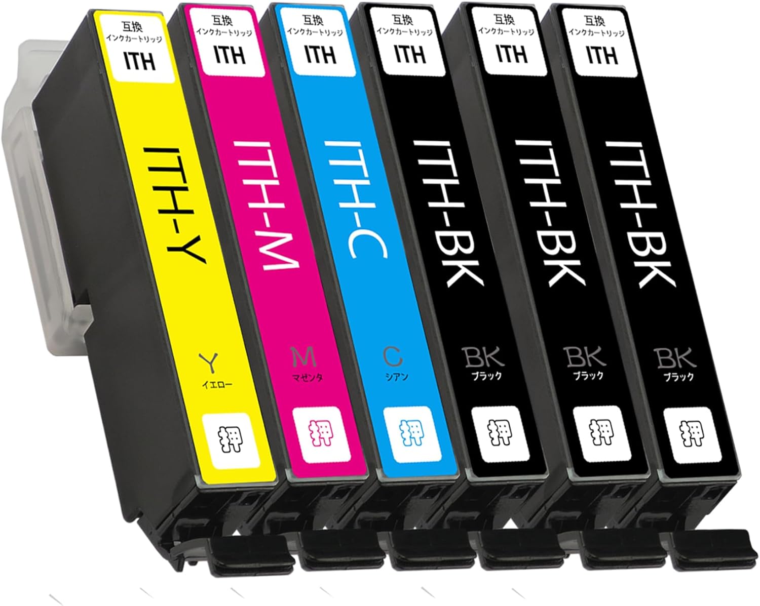Amazon.co.jp: 【埼京企画】ITH-(3BK/C/M/Y) (6本セット) いちょう 互換インク (ITH-BK ITH-C ITH-M ITH-Y ITH-6CL) 純正インクと ...