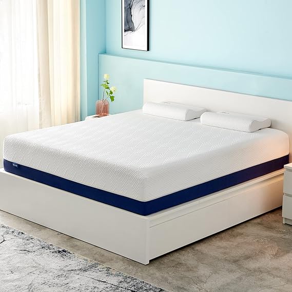 Amazon.com: IYEE NATURE 10 Inch Queen Mattress Cooling-Gel Memory Foam ...