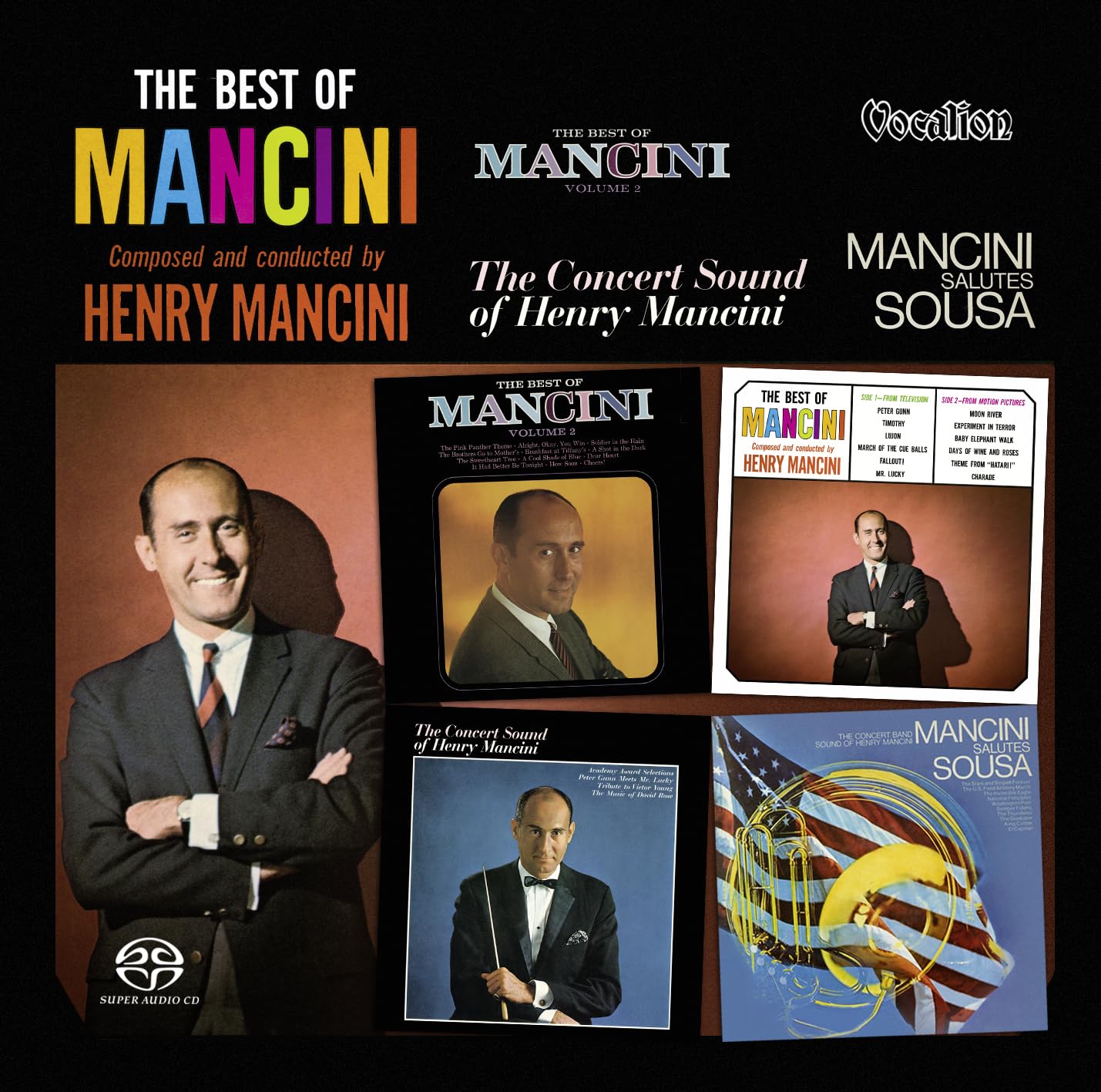 Henry Mancini • The Best of Mancini – Volumes 1 & 2, The Concert Sound of Mancini, Mancini ...