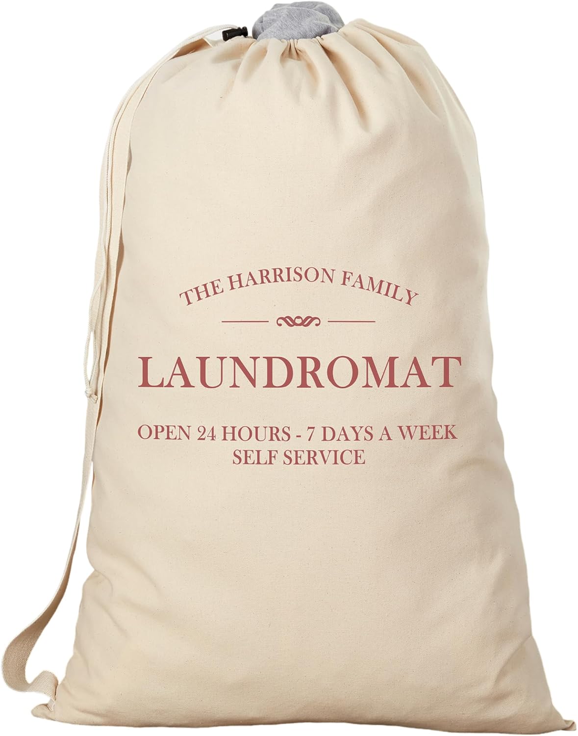 Amazon.com: Farmhouse Personalized Canvas Laundry Bag - Perfect for ...