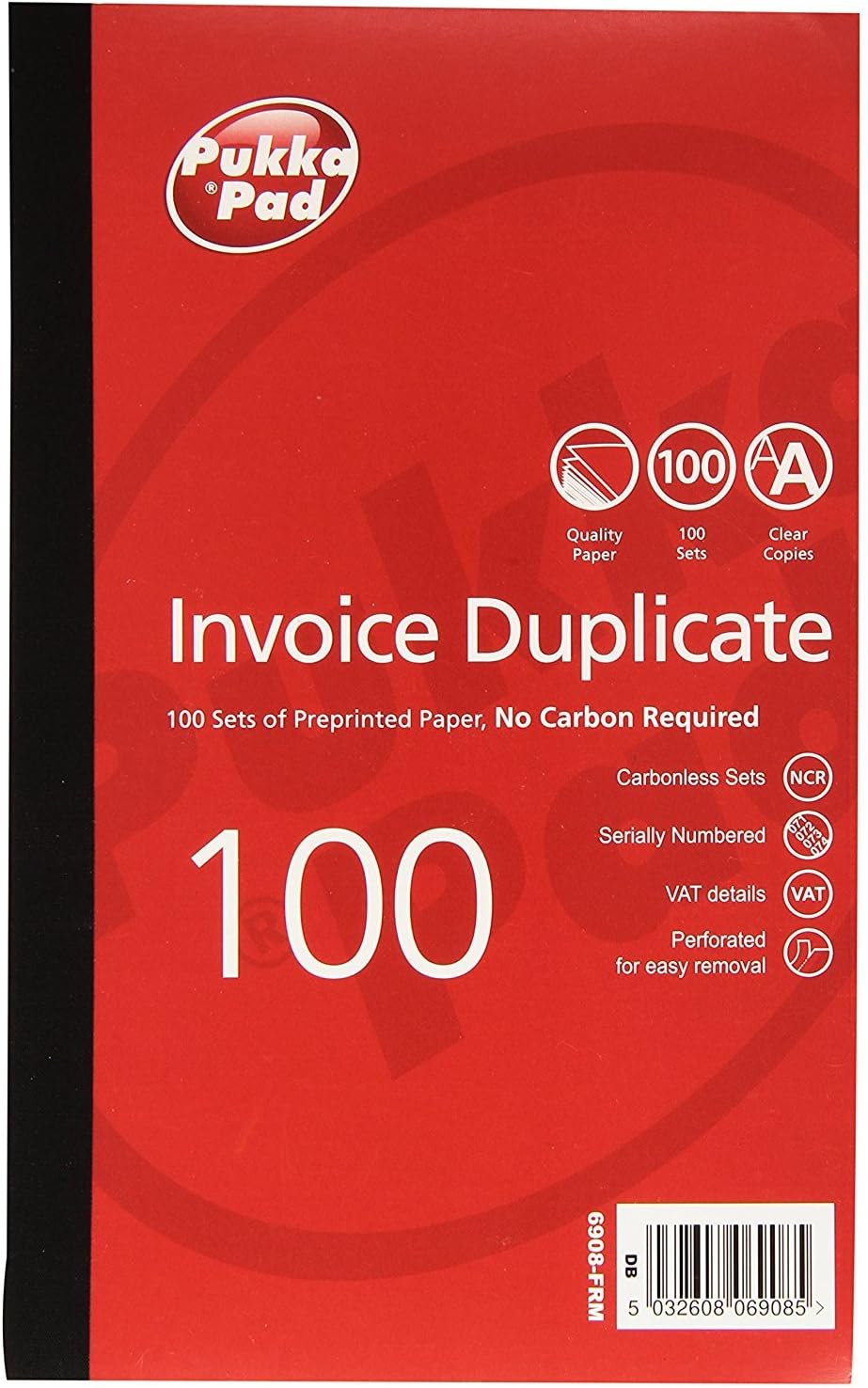 Pukka Invoice Duplicate Book NCR Carbonless 1-100 : Amazon.co.uk ...