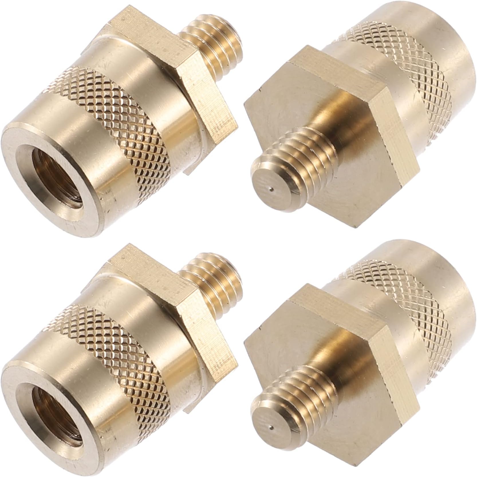 Amazon.com: X AUTOHAUX 1 Pair M5 to M6 Battery Terminal Connector Brass ...