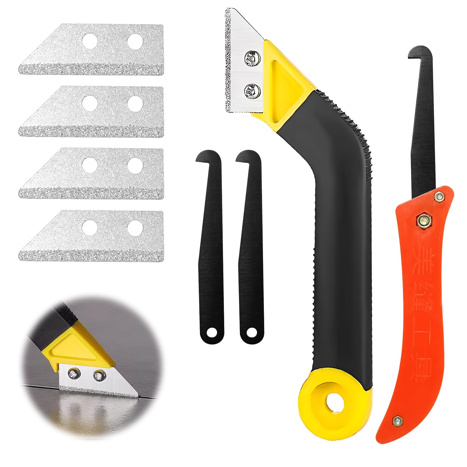 Grout Scraper Weed, Joint Remover Tool, Tile Joint Hand Saw, Angled ...