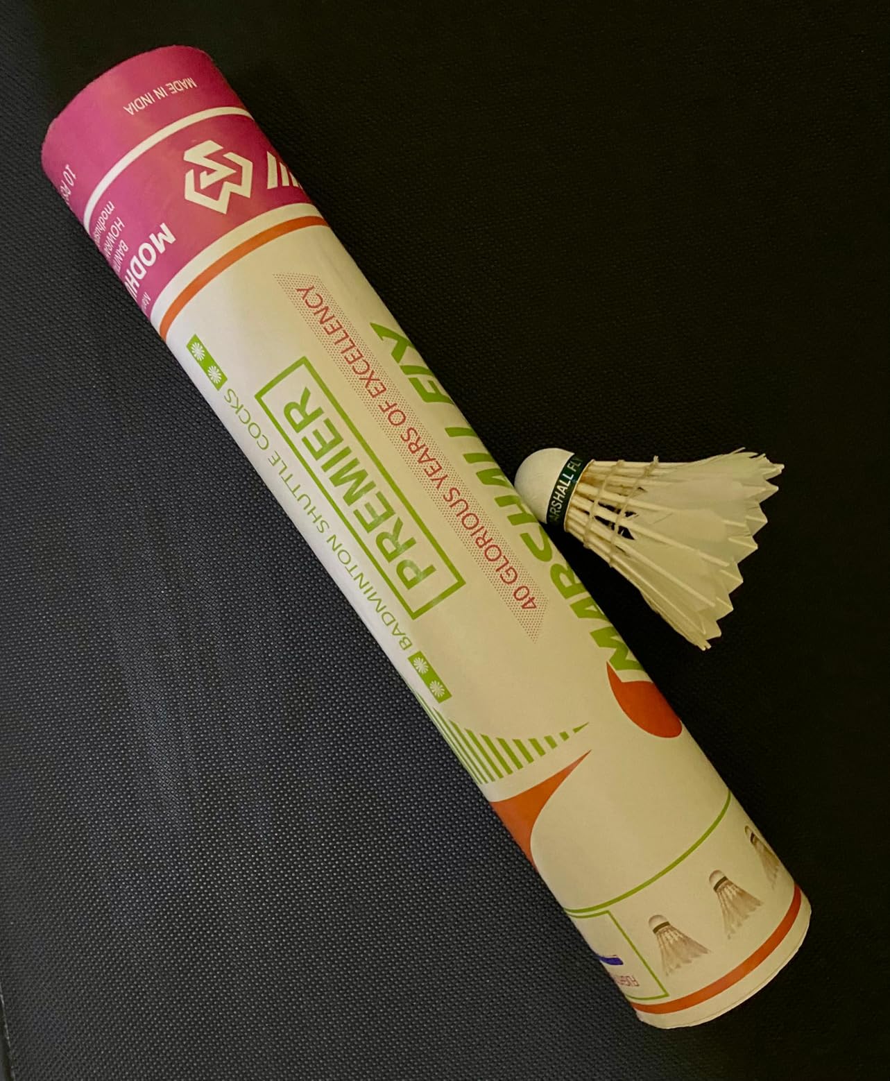 MARSHALLFLY Premier Feather Shuttlecock – Tournament Grade Badminton ...