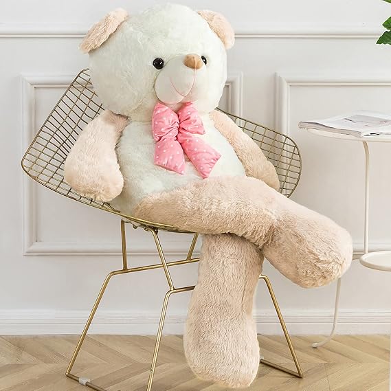 Amazon.com: ZGXIONG Giant Teddy Bear Large Stuffed Animals 4 Feet Big ...