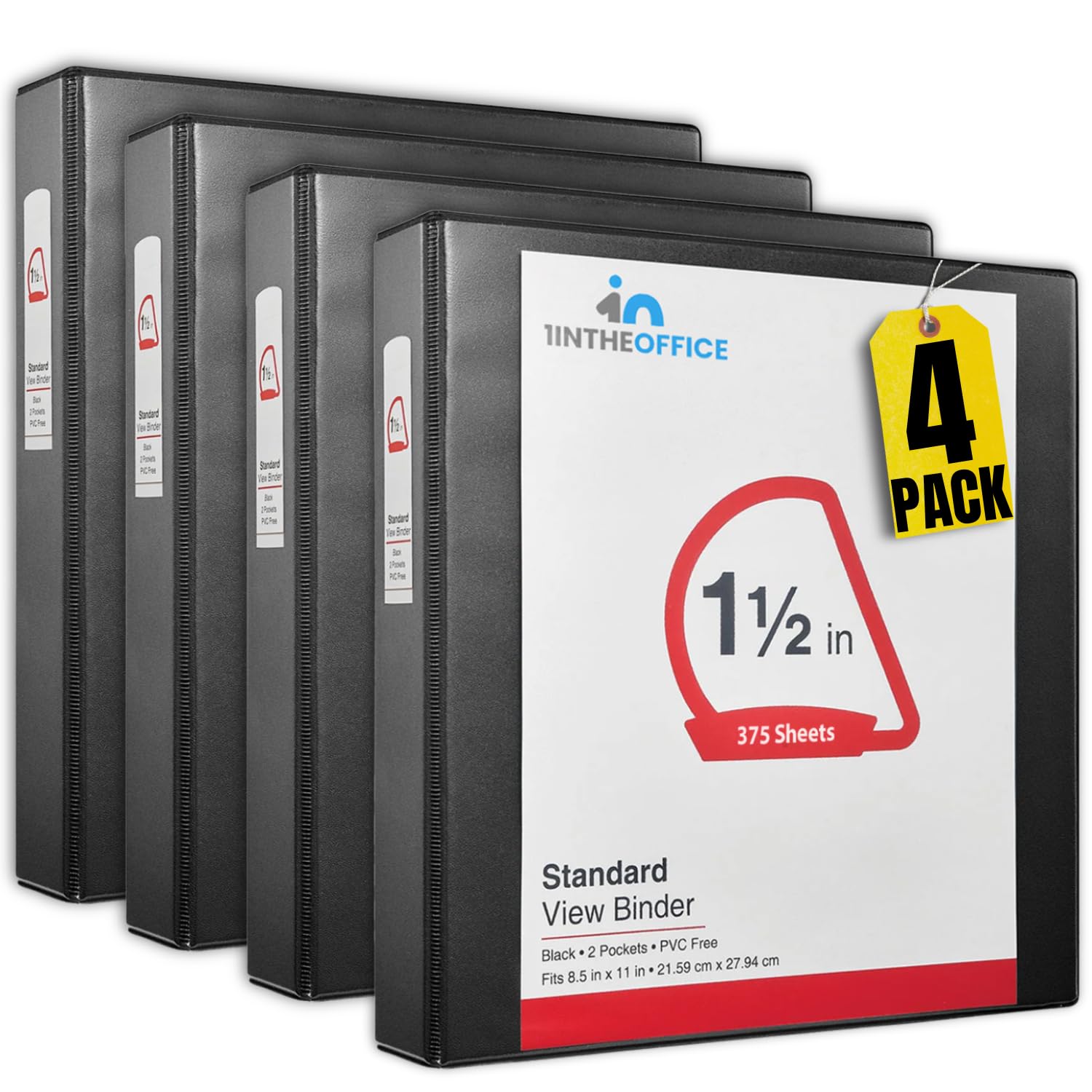 Snapklik.com : 3 Ring Binders, 1.5 Inch Binders 3 Ring, D Ring Binder ...