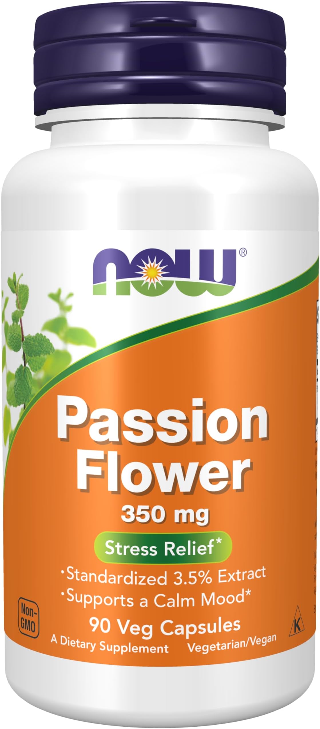 Amazon.com: NOW Supplements, Passion Flower (Passiflora incarnata) 350 ...
