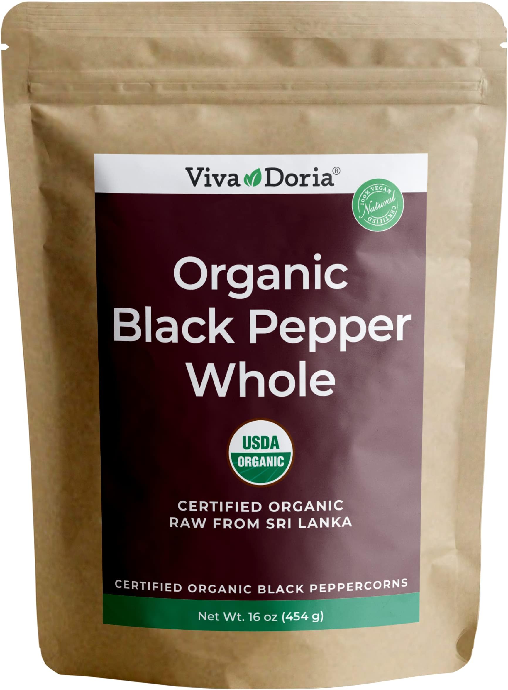 Amazon.com : Starwest Botanicals Organic Malabar Black Whole, Pepper ...