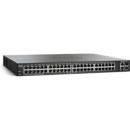 Amazon.com: Cisco SF200-24P Smart Switch: 24 10/100 Ports, 12 of 24 PoE ...