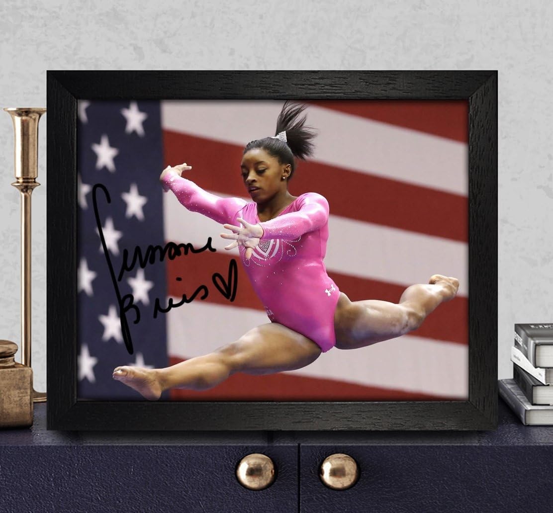 Amazon.com: Simone Biles Signed Autographed Photo 8X10 Reprint Rp Pp ...