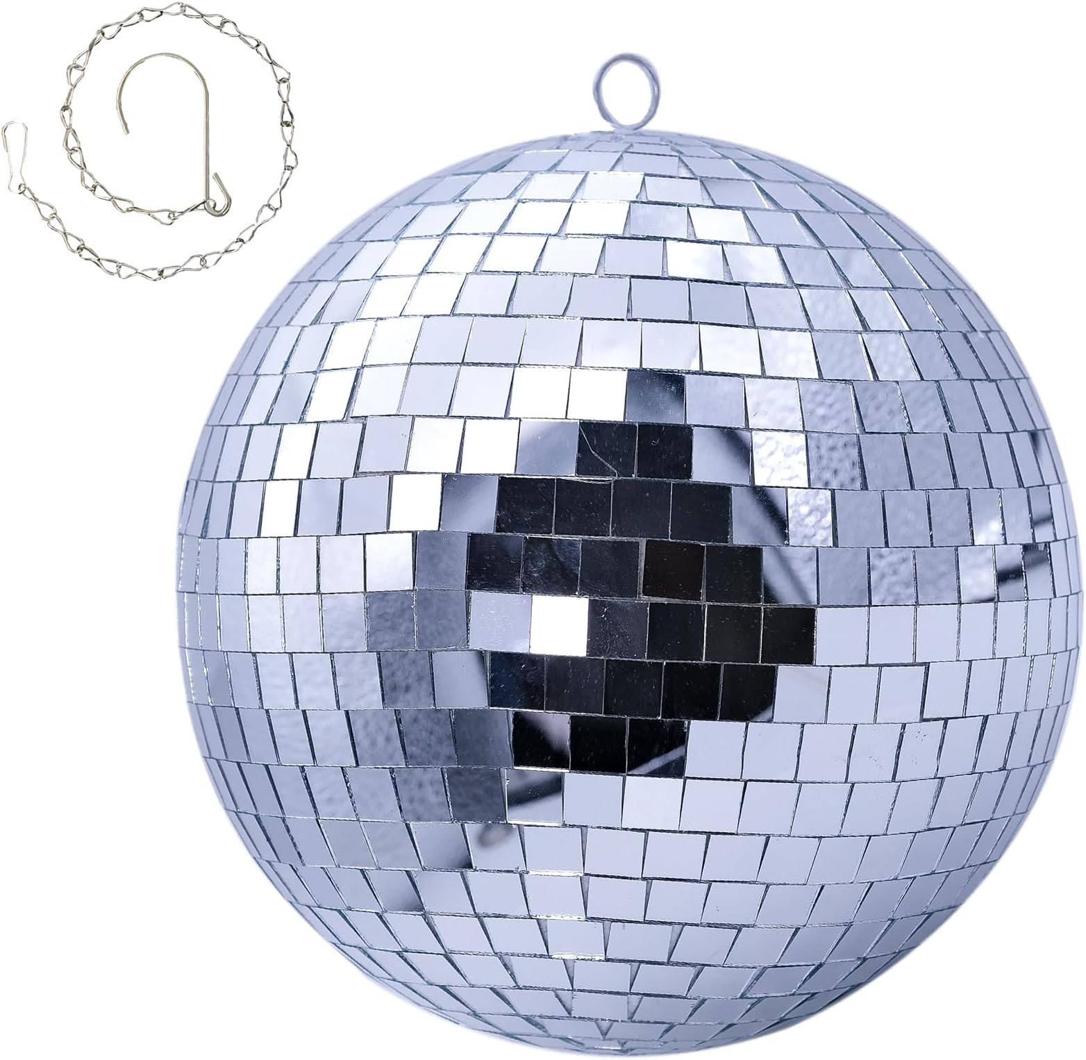 Amazon.com: Mirror Disco Ball 8 Inch Hanging Disco Ball for Party ...