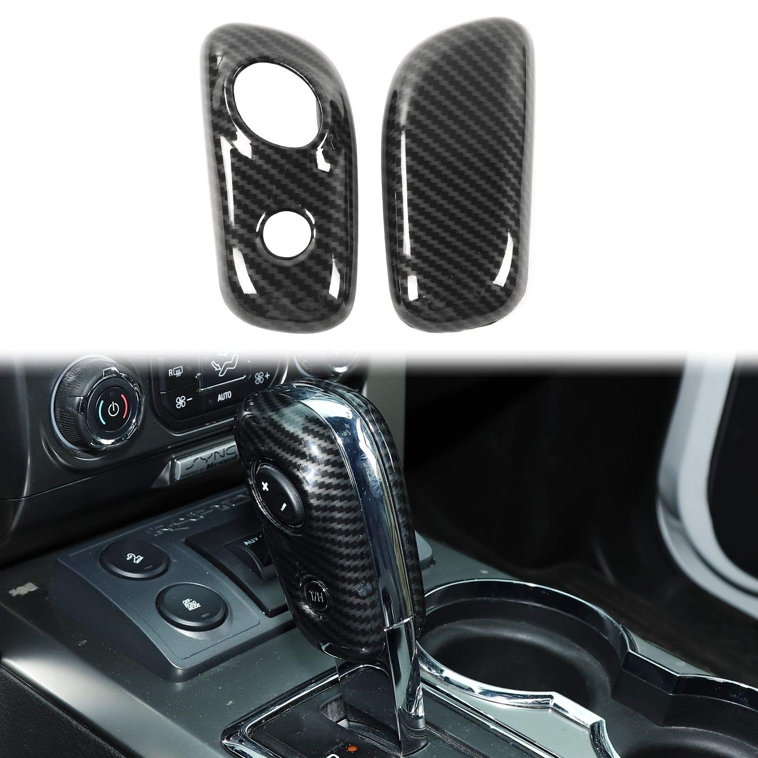 Amazon.com: Voodonala for 2009-2014 Ford F150 ABS Carbon Fiber Gear ...