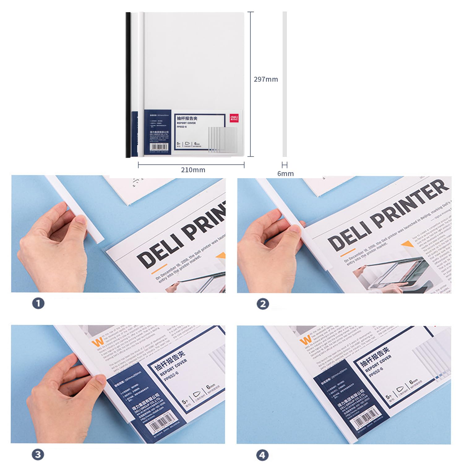 Clear Plastic Report Covers