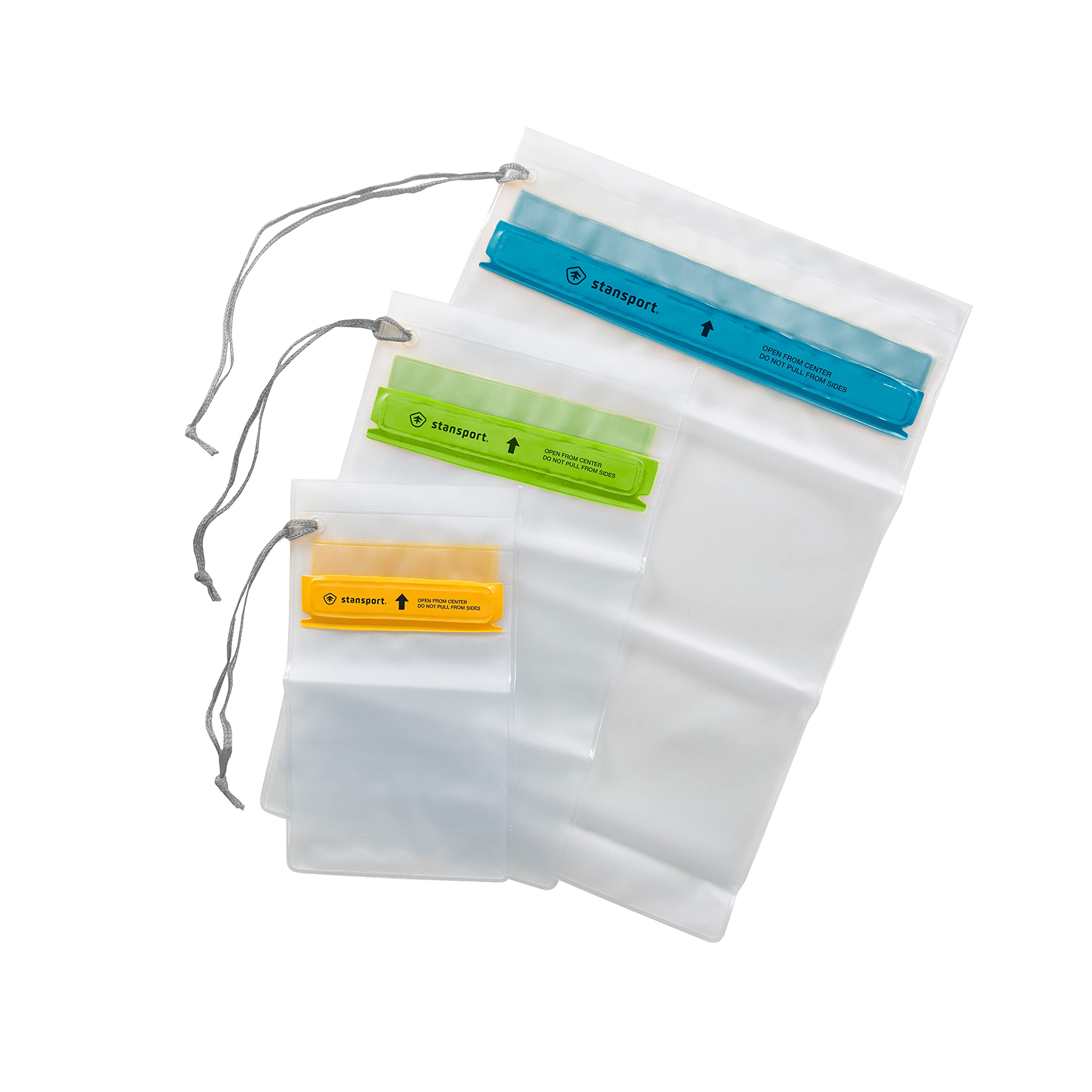 Amazon.com : Stansport 3-Pack Waterproof Pouches, White, One Size ...