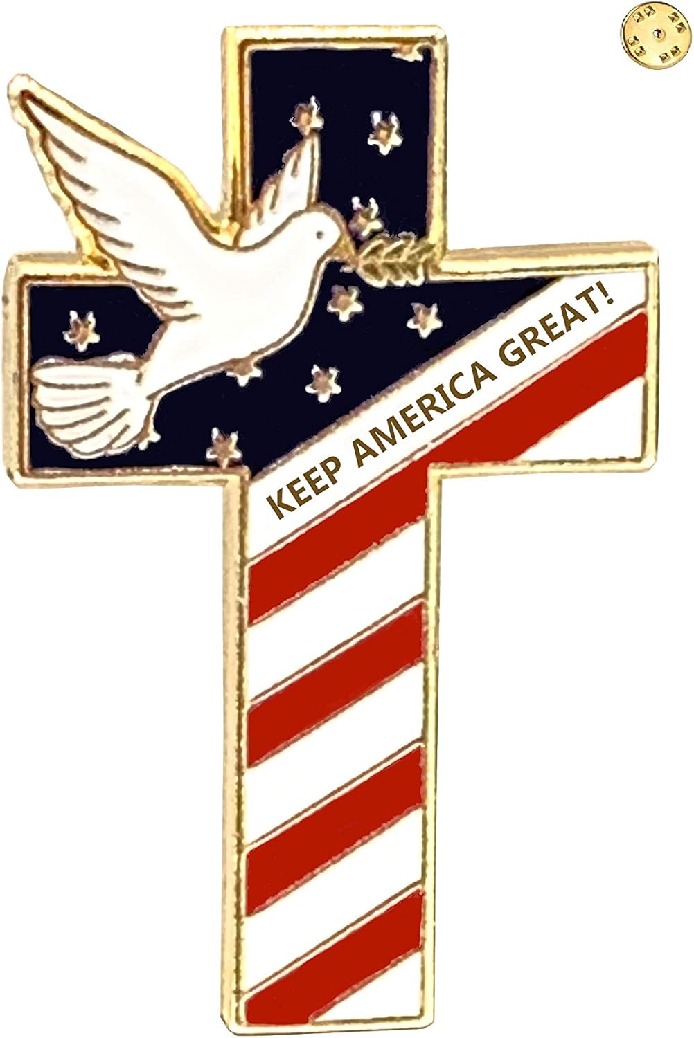 Amazon.com: Donald Trump Man Lapel Pin Keep America Great MAGA Pin ...