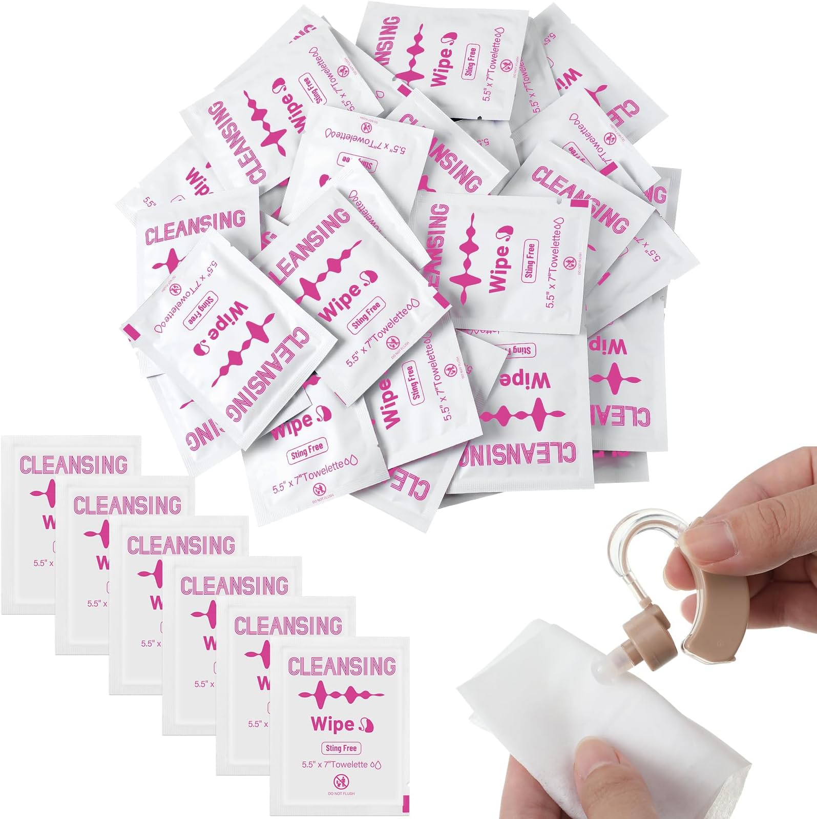 Amazon.com: Audiologist's Choice Audio Wipes | 100 Individually Wrapped ...