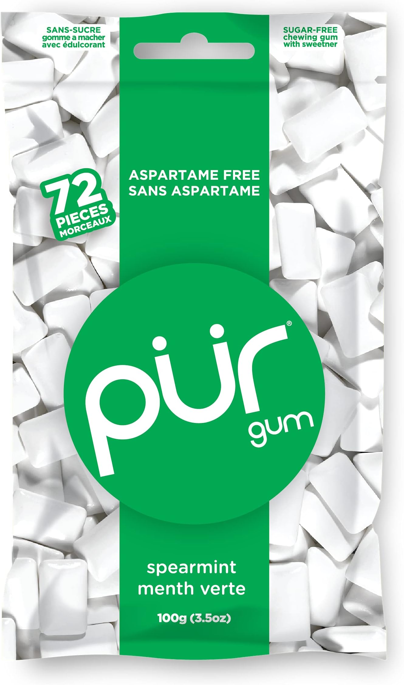 Amazon.com : Pur Gum, Wintergreen Mint, 2.72-Ounce, 2 Pack : Grocery ...