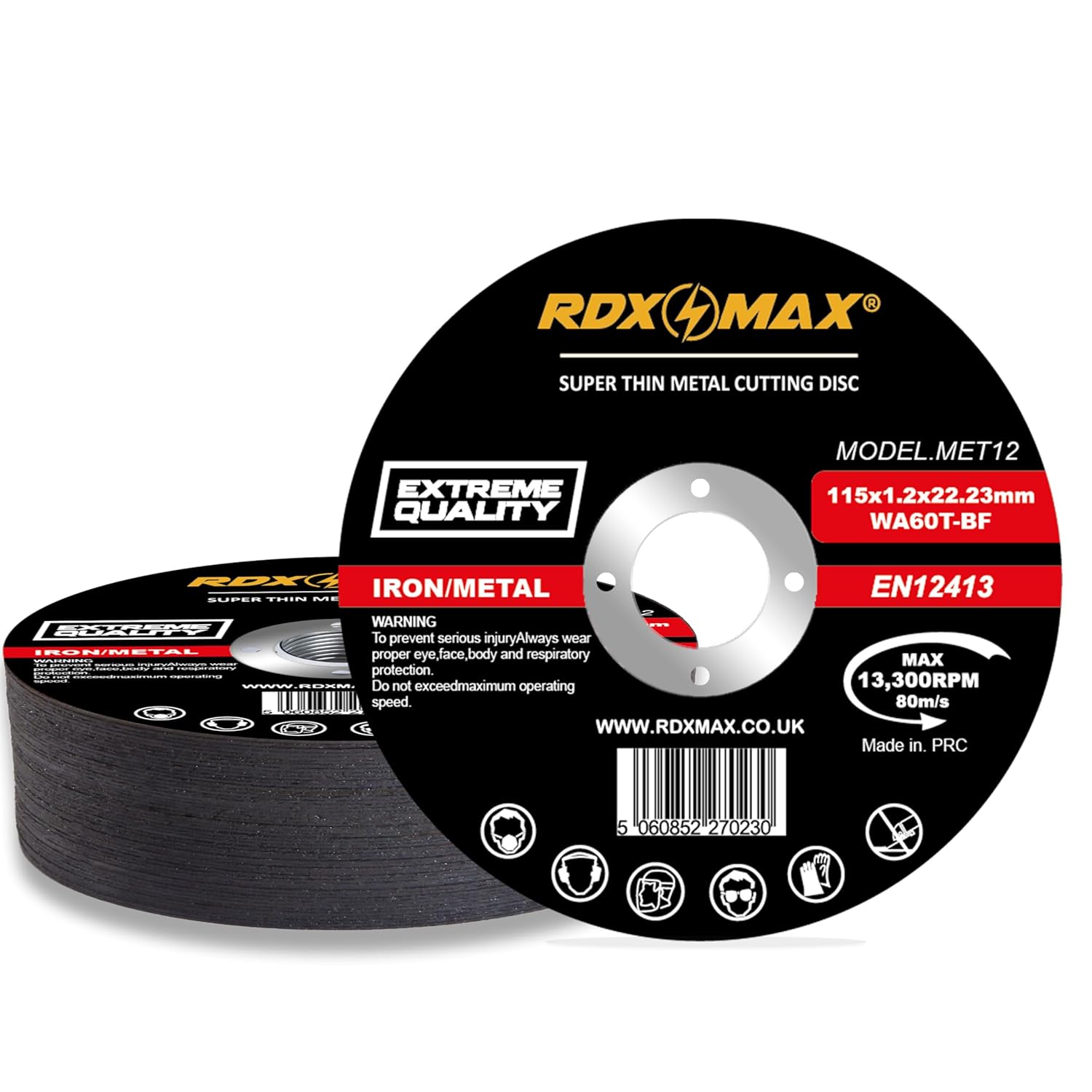 RDXMAX® 115mm Premium Metal Cutting Discs – High Performance, Durable ...