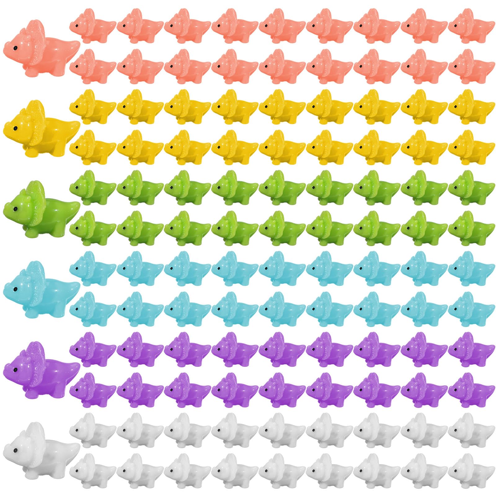 Snapklik.com : 120 Pcs Mini Dinosaur Figures Resin Dinosaur Tiny ...