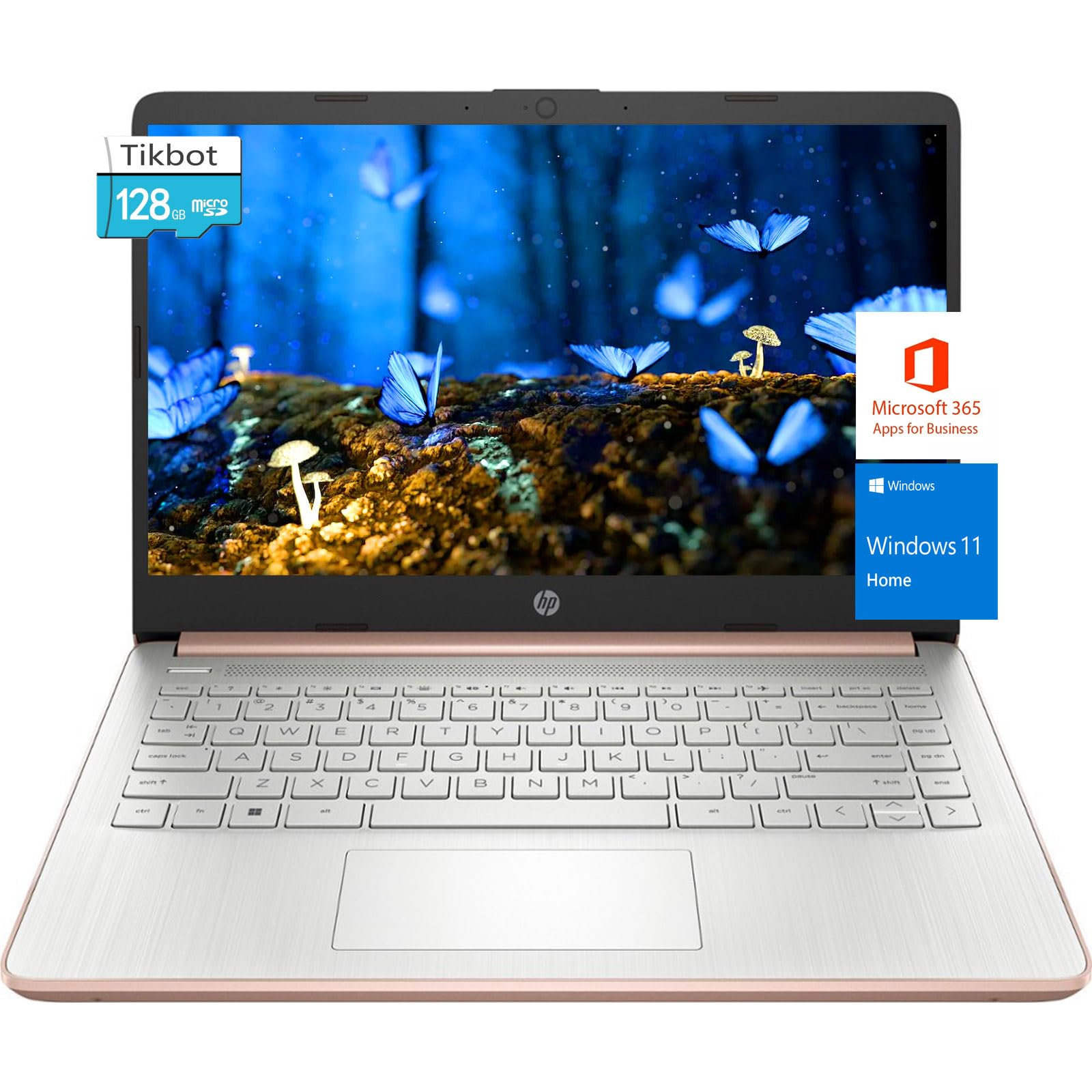 Amazon.com: HP-Laptops 14inch-Rose Gold Windows 11-32GB RAM - 192GB ...