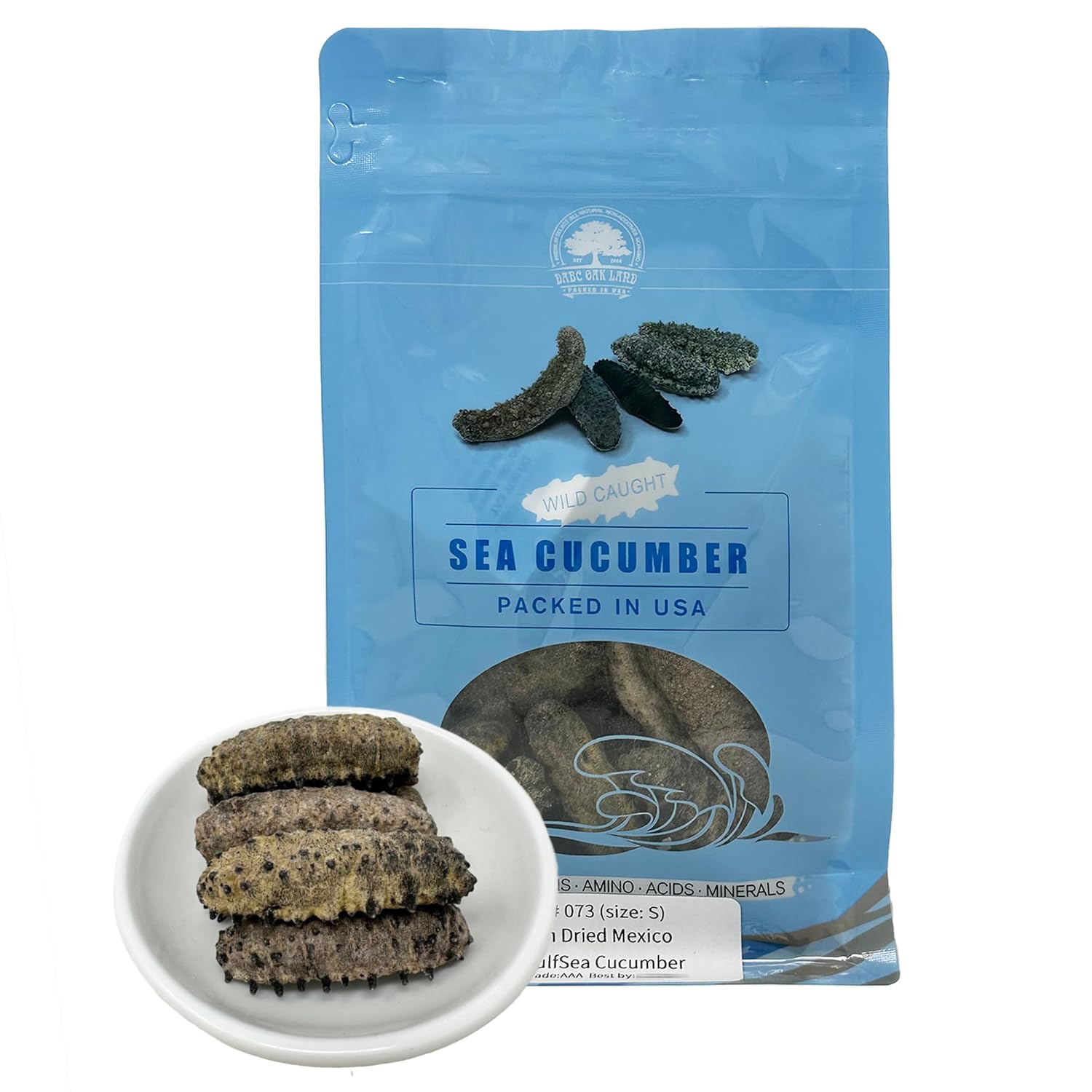 Amazon.com: DOL Wild Caught,Sun Dried Mexico Black Pin Sea Cucumber All ...