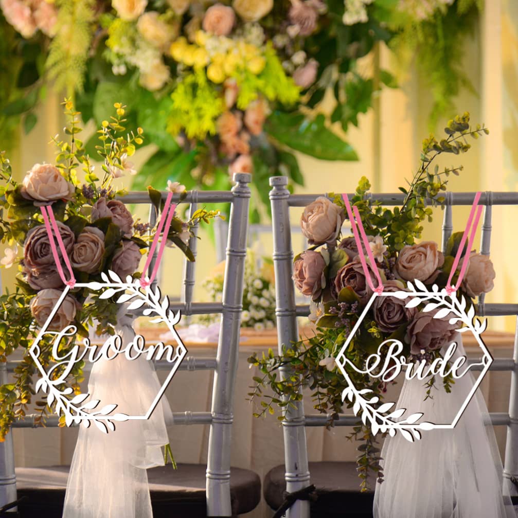 Chair Decorations For Wedding Reception Floral & Fabric Wedding Chair