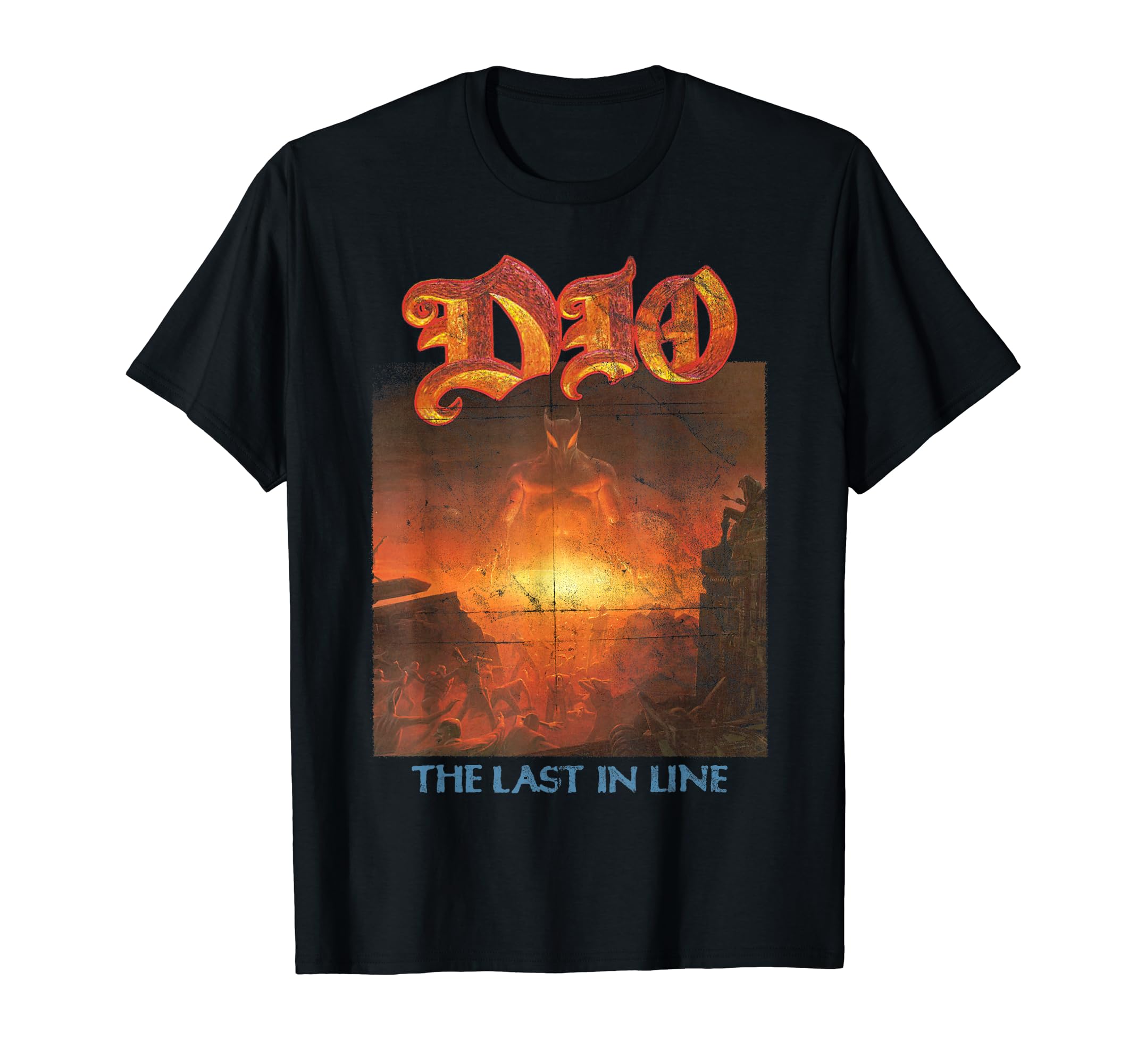 Amazon.com: Dio – TLIL 40th Anniversary The Last Line T-Shirt ...