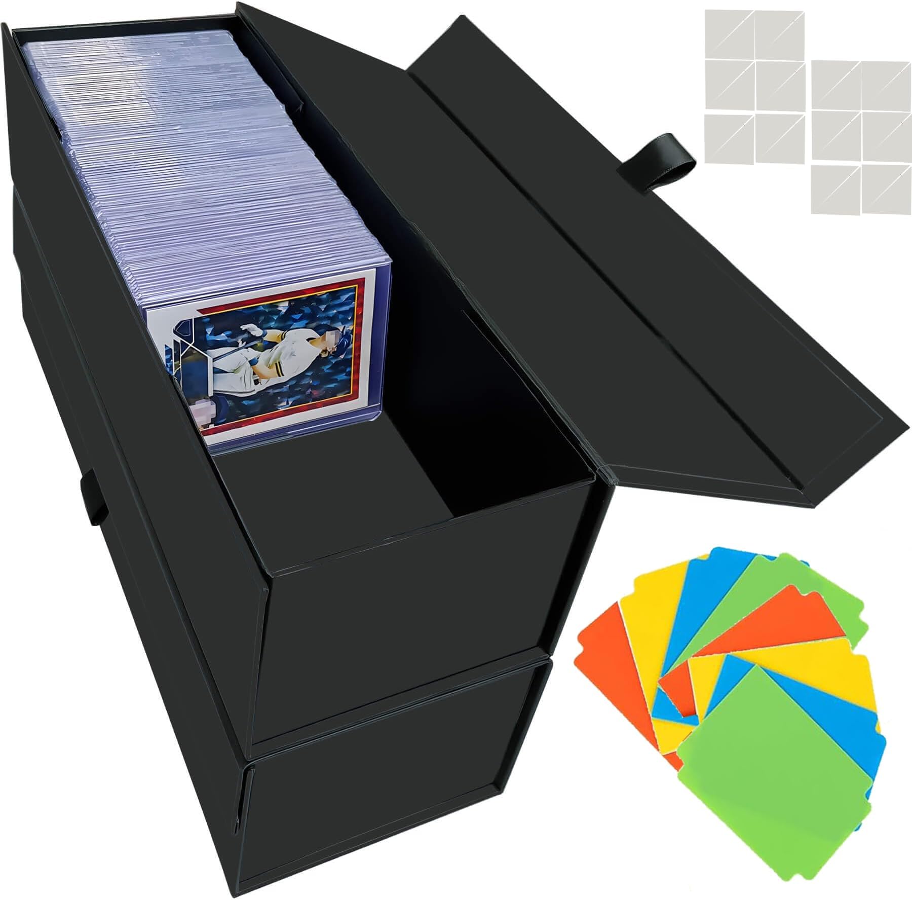 Amazon.com: BIU-BOOM Card storage box with the Trading Cases, Toploader ...