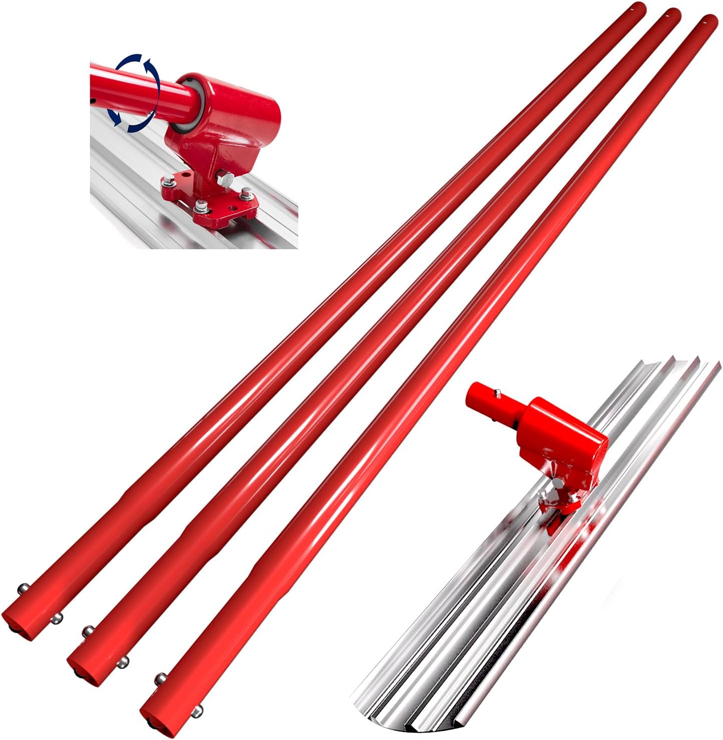 Bon Tool 12-949 Bull Float - Magnesium 24-inch X 8-inch Round End - No ...