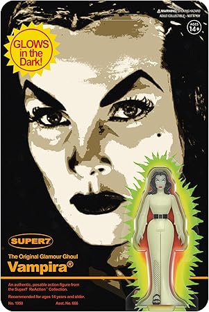 Amazon.com: Super7 Vampira Reaction Figures Wave 03 - Vampira (Monster ...
