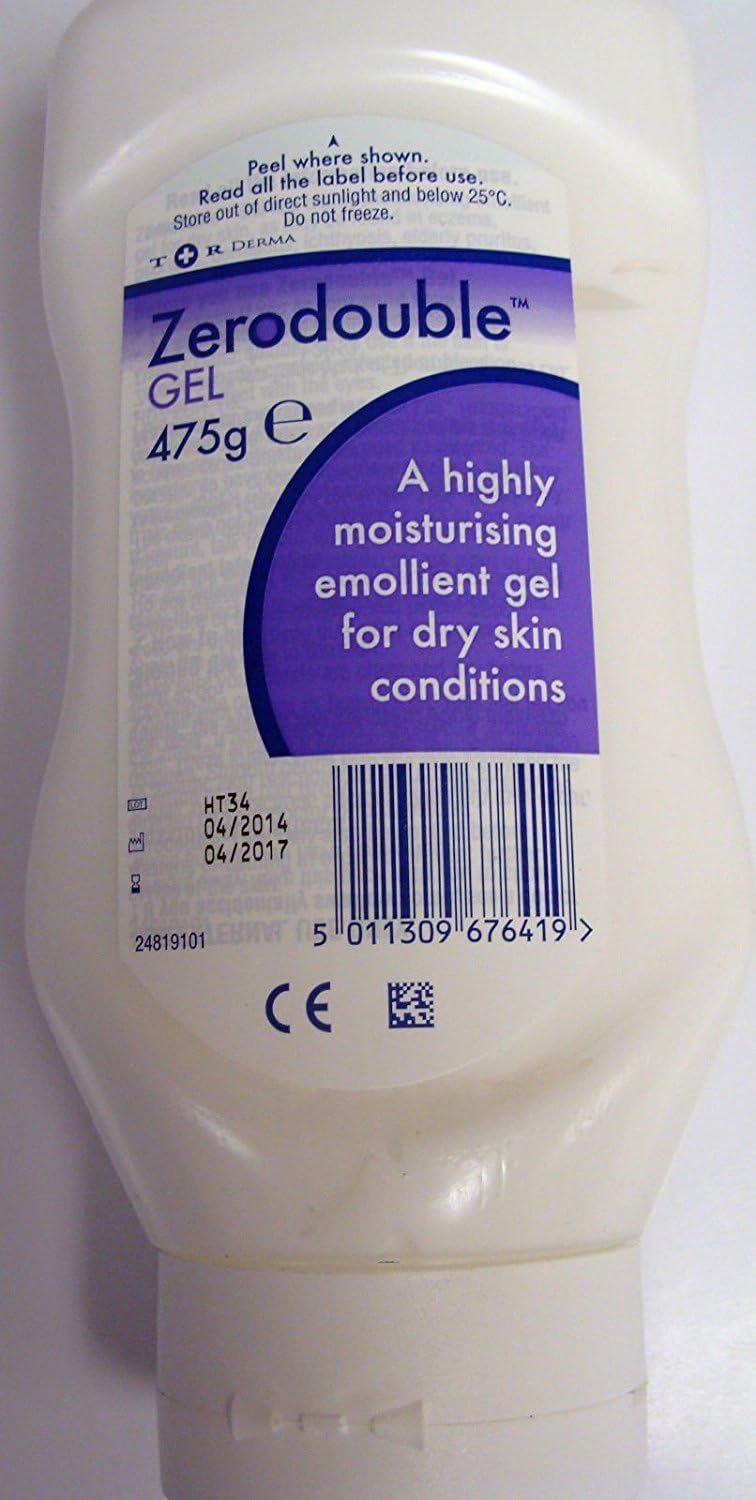 Zerodouble Gel,475g,highly moisturising emollient gel for dry skin ...