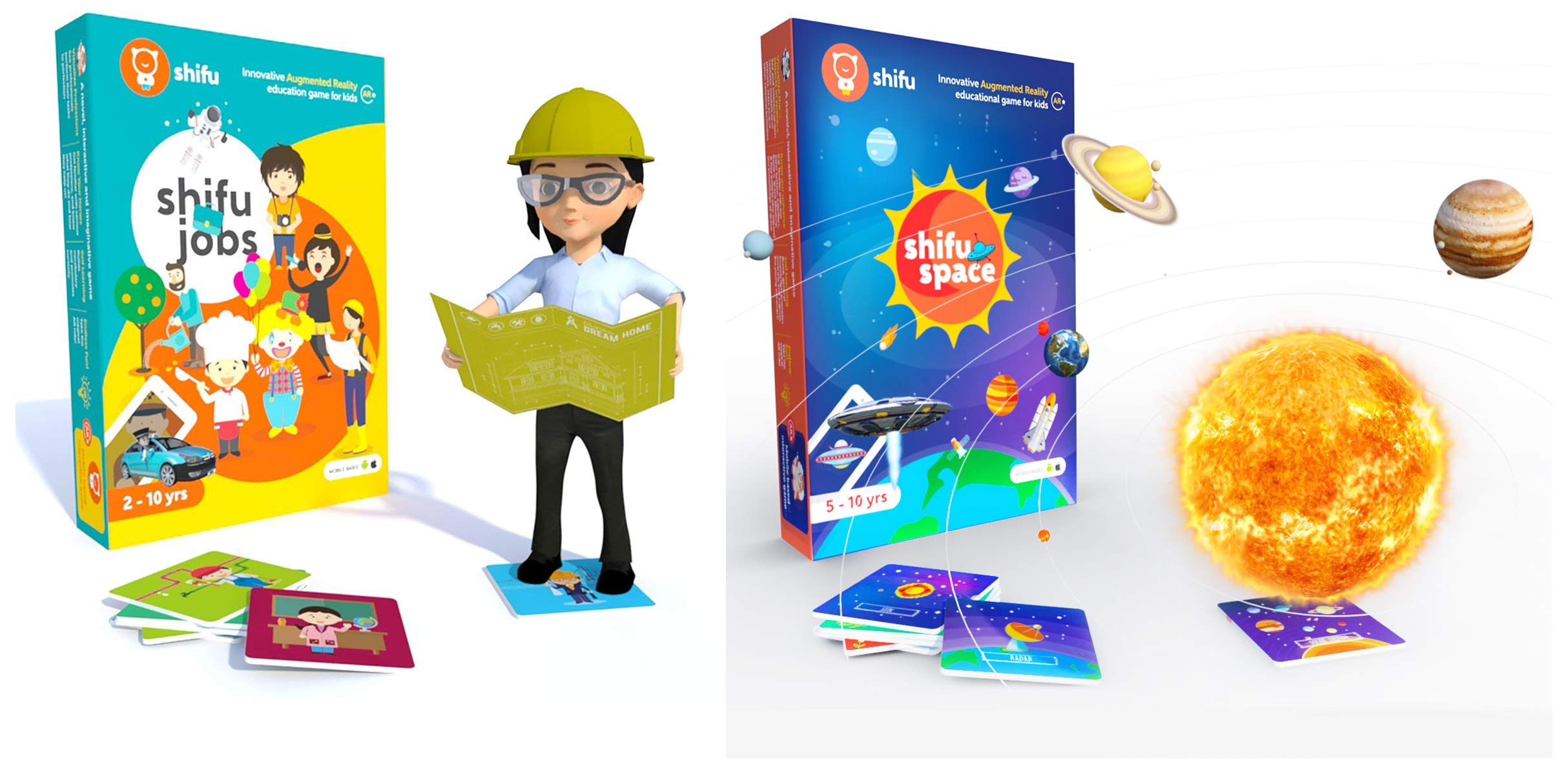 Buy Shifu Space : Solar System, Outer Space | 60 Flashcards | 4D Educational and Fun Augmented ...